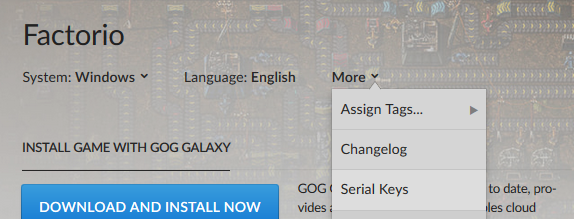 Factorio - Multiplayer key – GOG SUPPORT CENTER